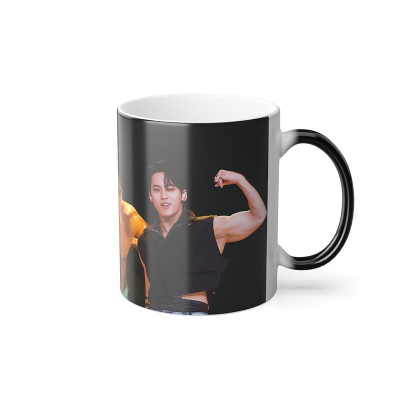 Seventeen Mingyu Biceps Color Morphing Mug, Svt Mingyu Kpop Mug, Ateez ...
