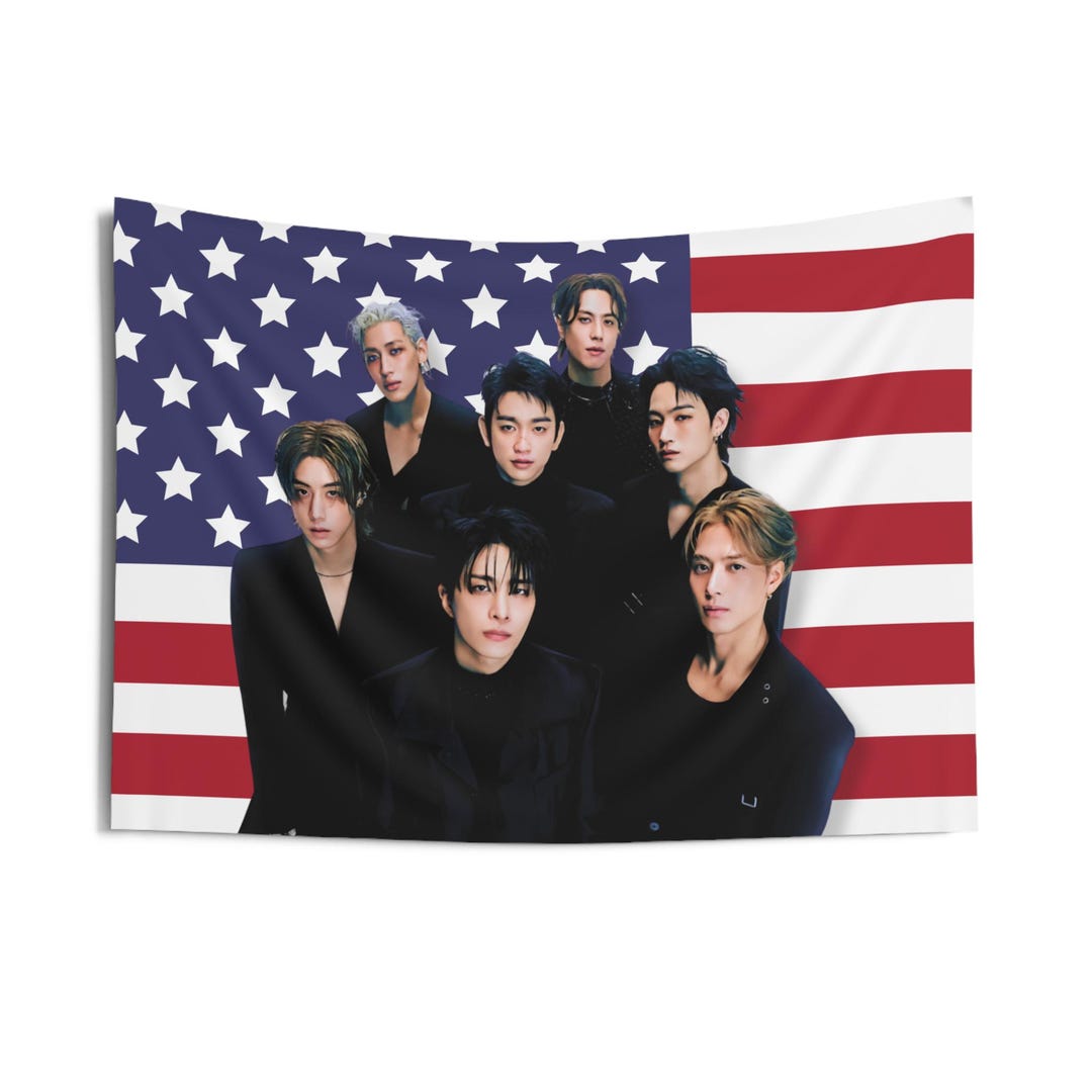 GOT7 Members America Flag Banner, Got7 Comeback Kpop Flag, GOT7 Members ...