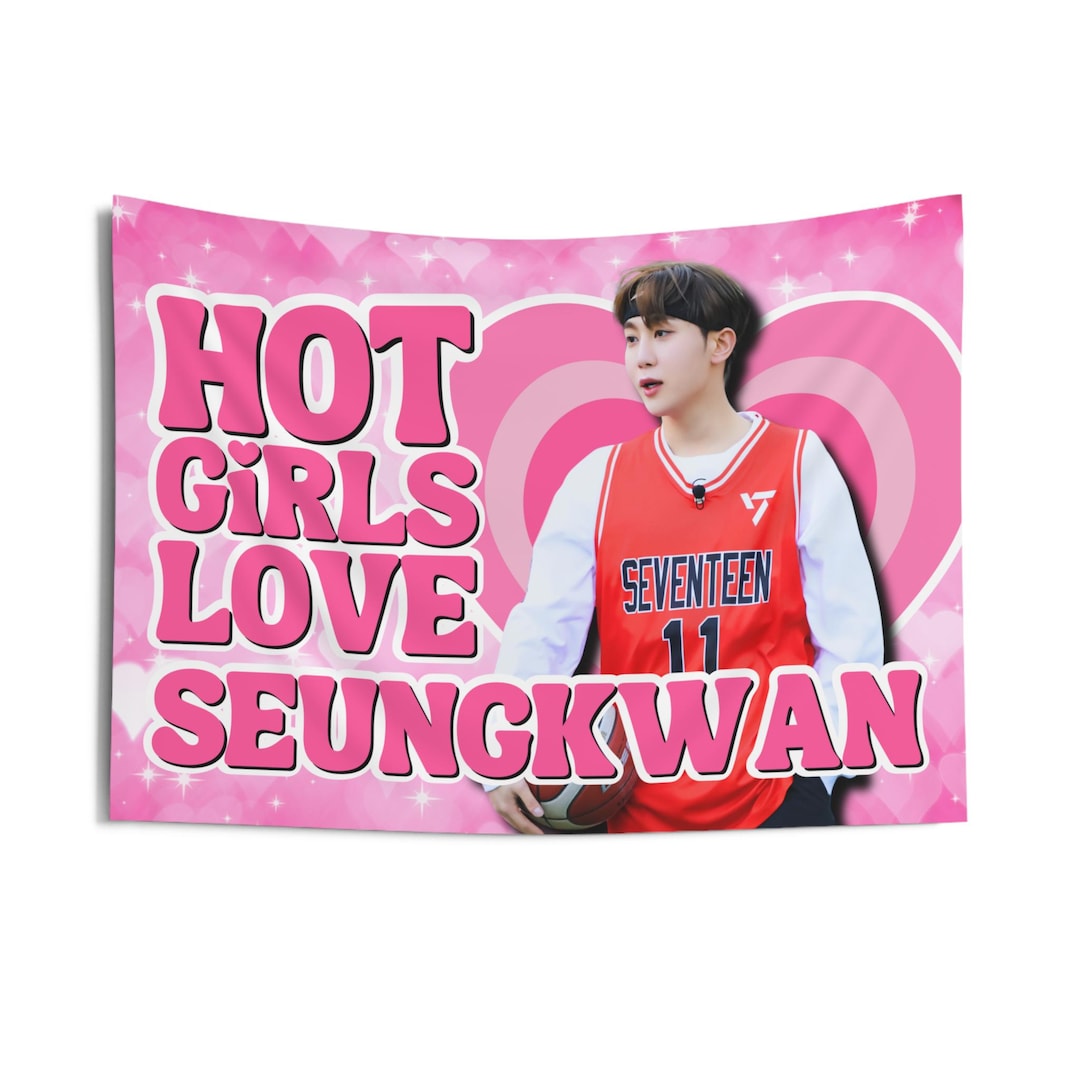 Svt Seungkwan Jersey Hot Girls Banner, Seventeen Members Kpop Flag, Svt ...