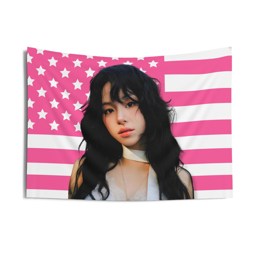 Twice Chaeyoung Pink America Flag, Twice Members Kpop Flag, Twice Vegas ...