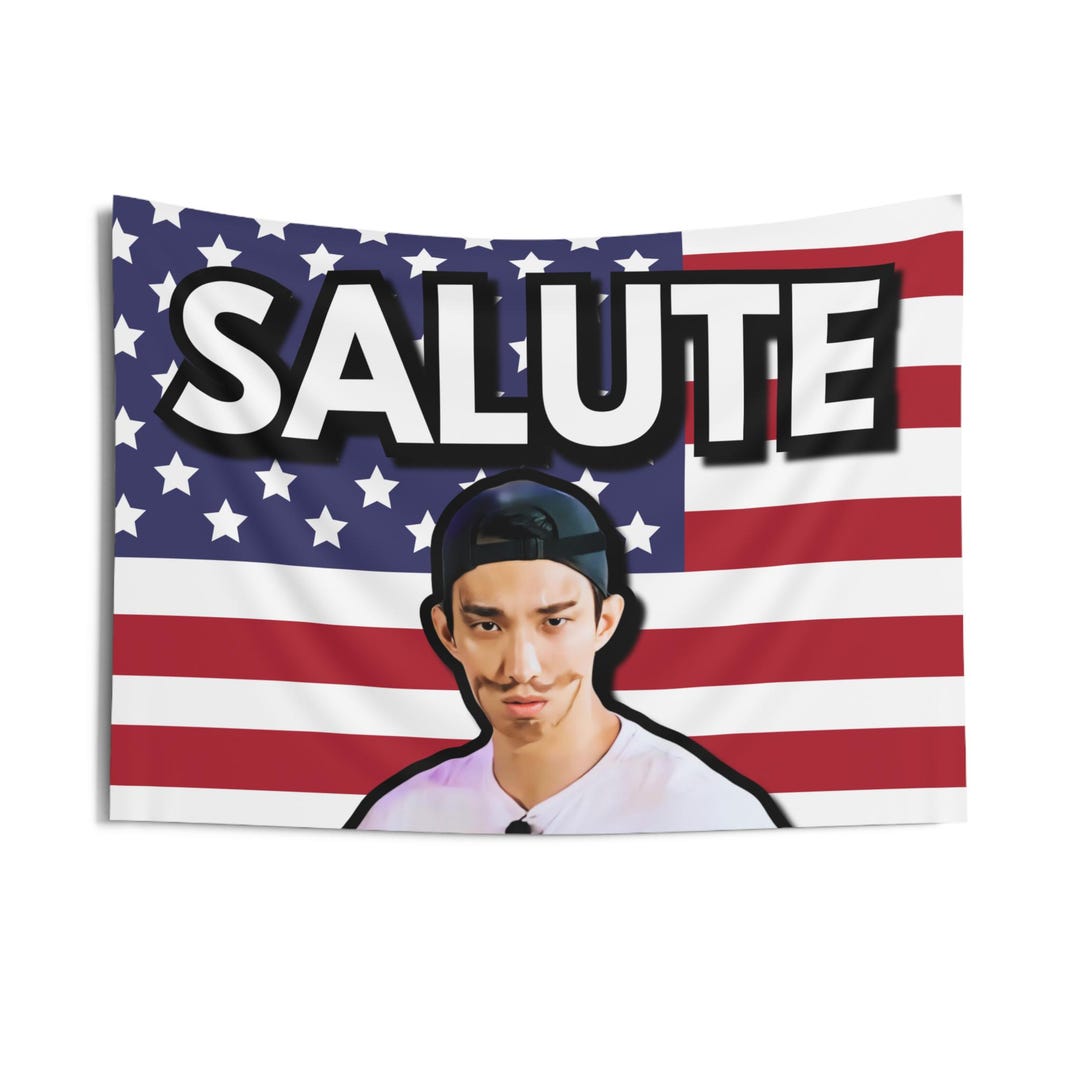 Svt DK Salute Meme America Flag, Seventeen Members Kpop Flag, Svt Tour ...