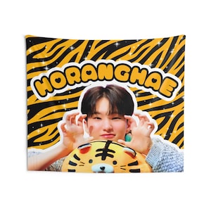 Svt Hoshi Horanghae Flag Banner, Seventeen Hoshi Tiger Kpop Flag ...