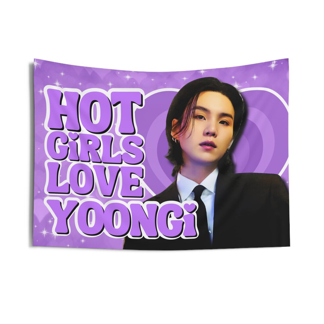 BTS Suga Agust D Concert Banner, Bts Yoongi Kpop Flag, Bts Members 2024 ...