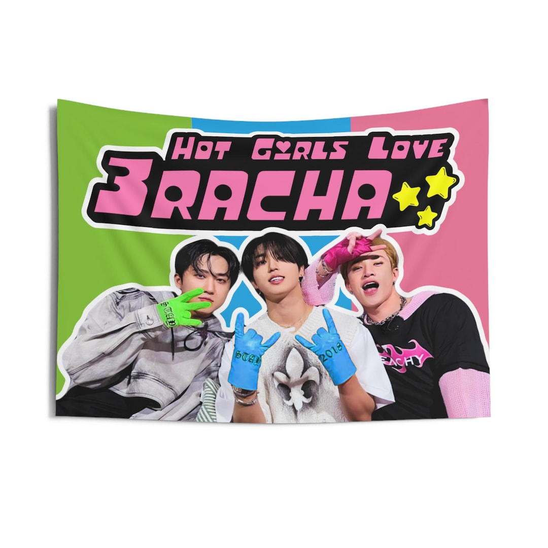 Skz 3racha Cute Hot Girls Banner, Stray Kids Chan Han Changbin Kpop ...