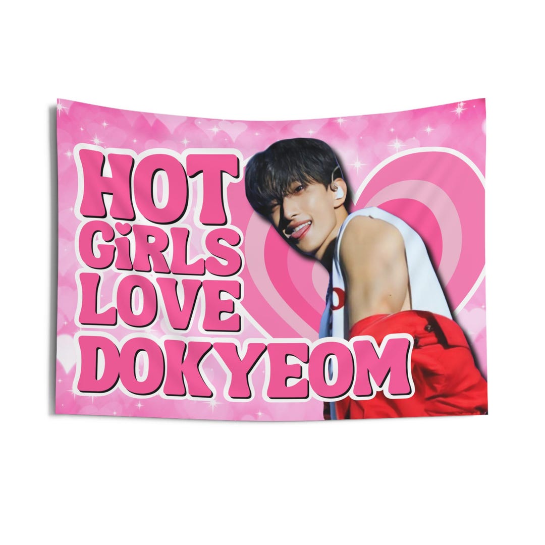 Svt DK Dokyeom Hot Girls Concert Banner, Seventeen Members Kpop Flag ...