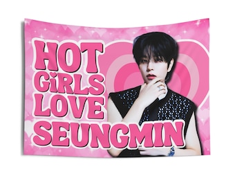 Stray Kids Seungmin Smile America Flag, Skz Members Kpop Flag, Stray ...