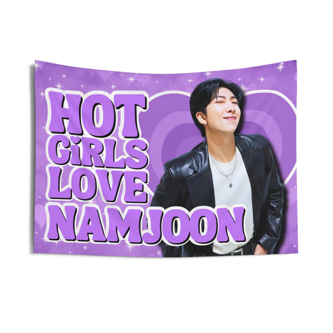 BTS RM Smoke Sprite Hot Girls Concert Banner, Bts Namjoon Kpop Flag ...