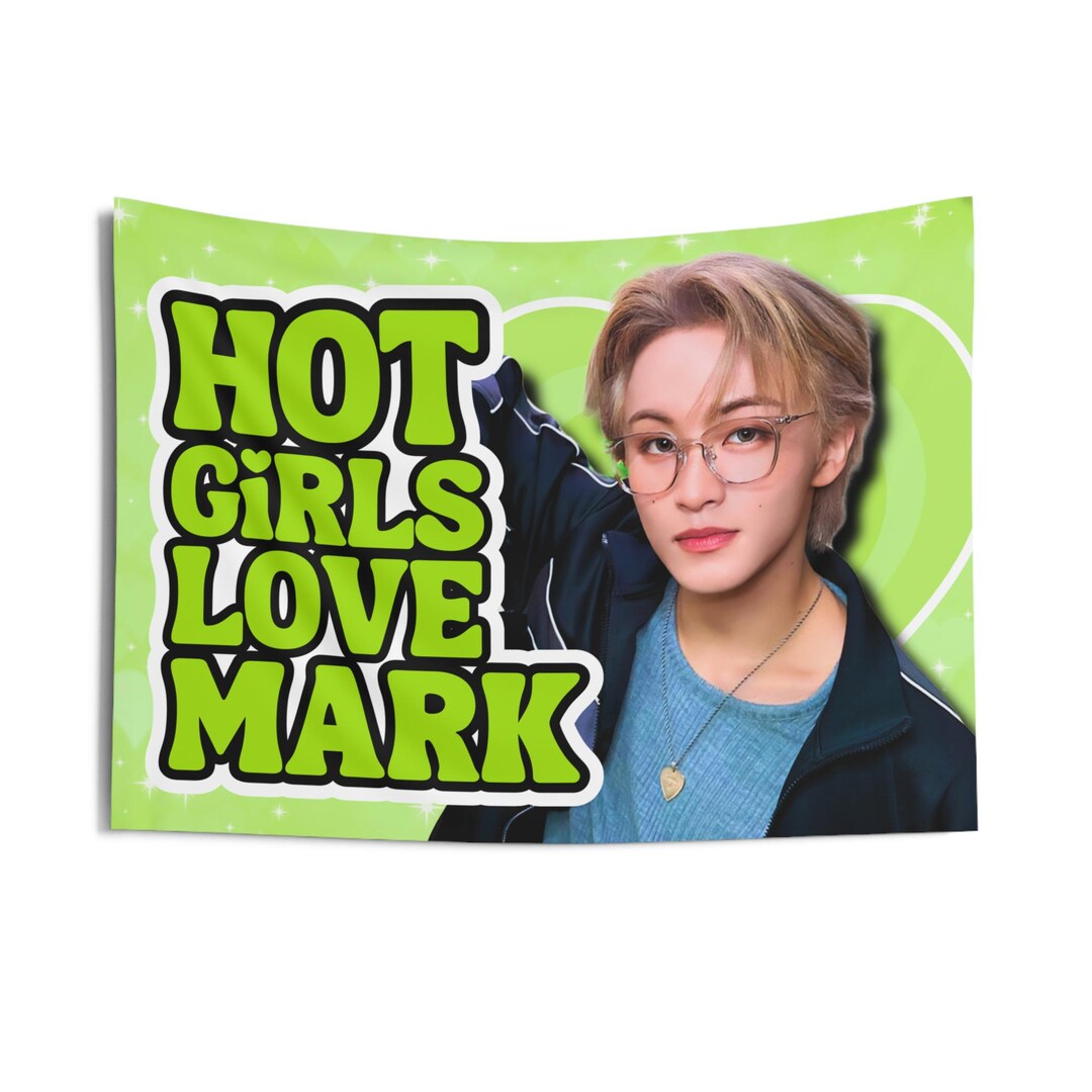 Nct 127 Mark Lee Hot Girls Concert Banner, NCT Dream Kpop Flag, NCT ...