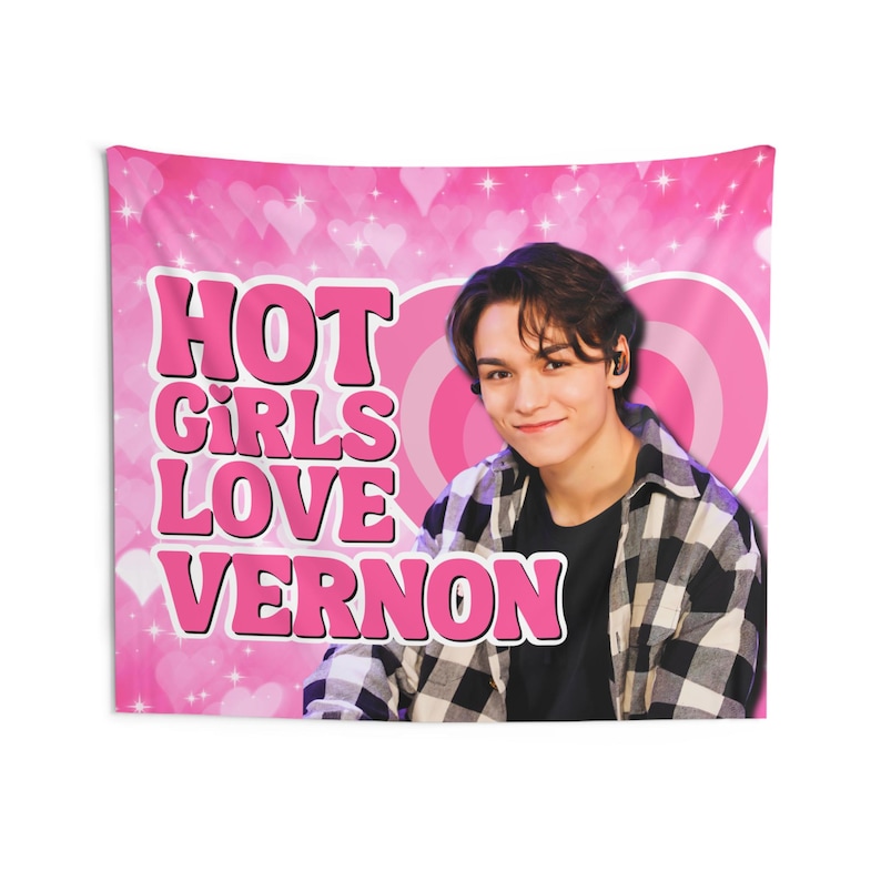 Svt Vernon Hot Girls Concert Banner, Seventeen Members Kpop Flag, Svt ...