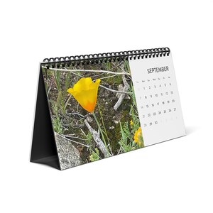 Floral Desktop Calendar 2025, Nature Inspired Calendar for Home Office ...