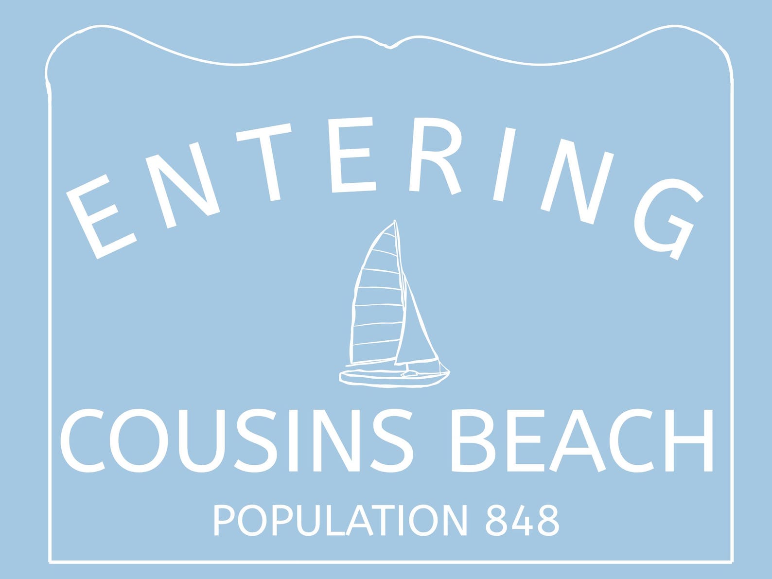 The Summer I Turned Pretty - Welcome to Cousins Beach Sign - Etsy