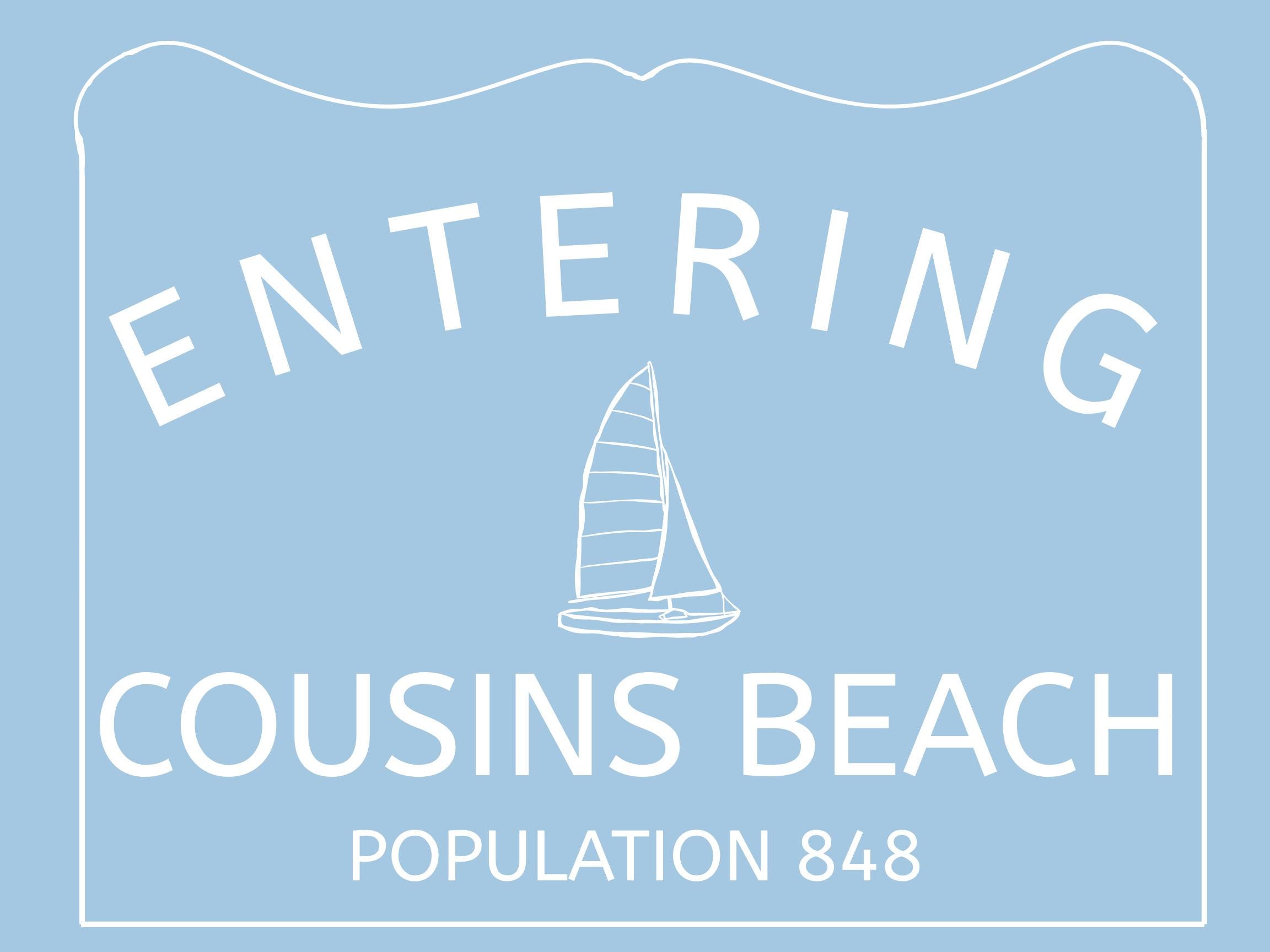 The Summer I Turned Pretty - Welcome to Cousins Beach Sign - Etsy