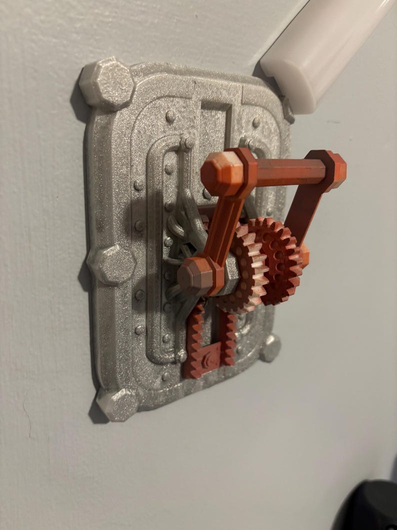 Rustic Steampunk Light Switch - Etsy