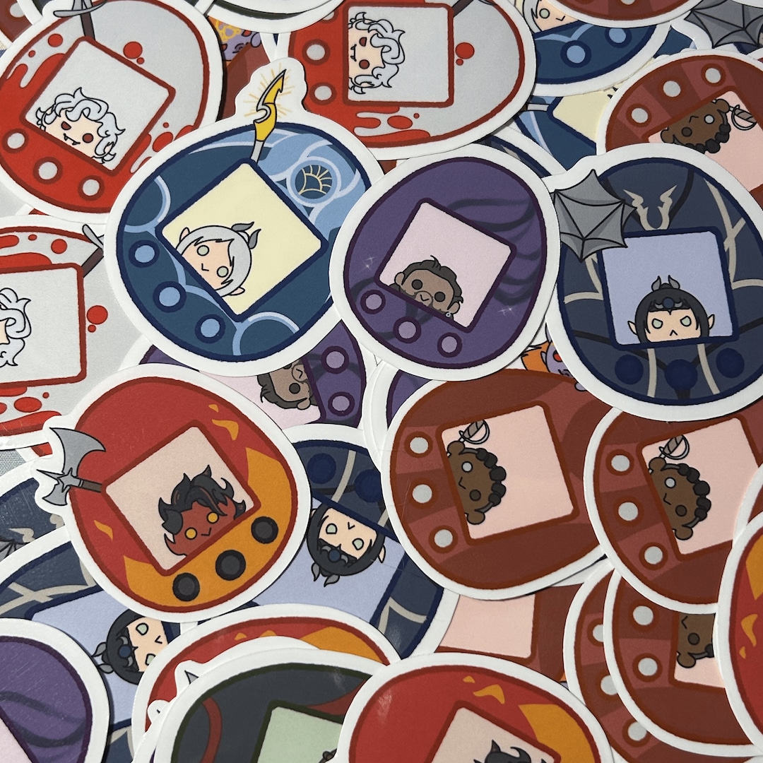 BG3 Tamagotchi Stickers - Etsy