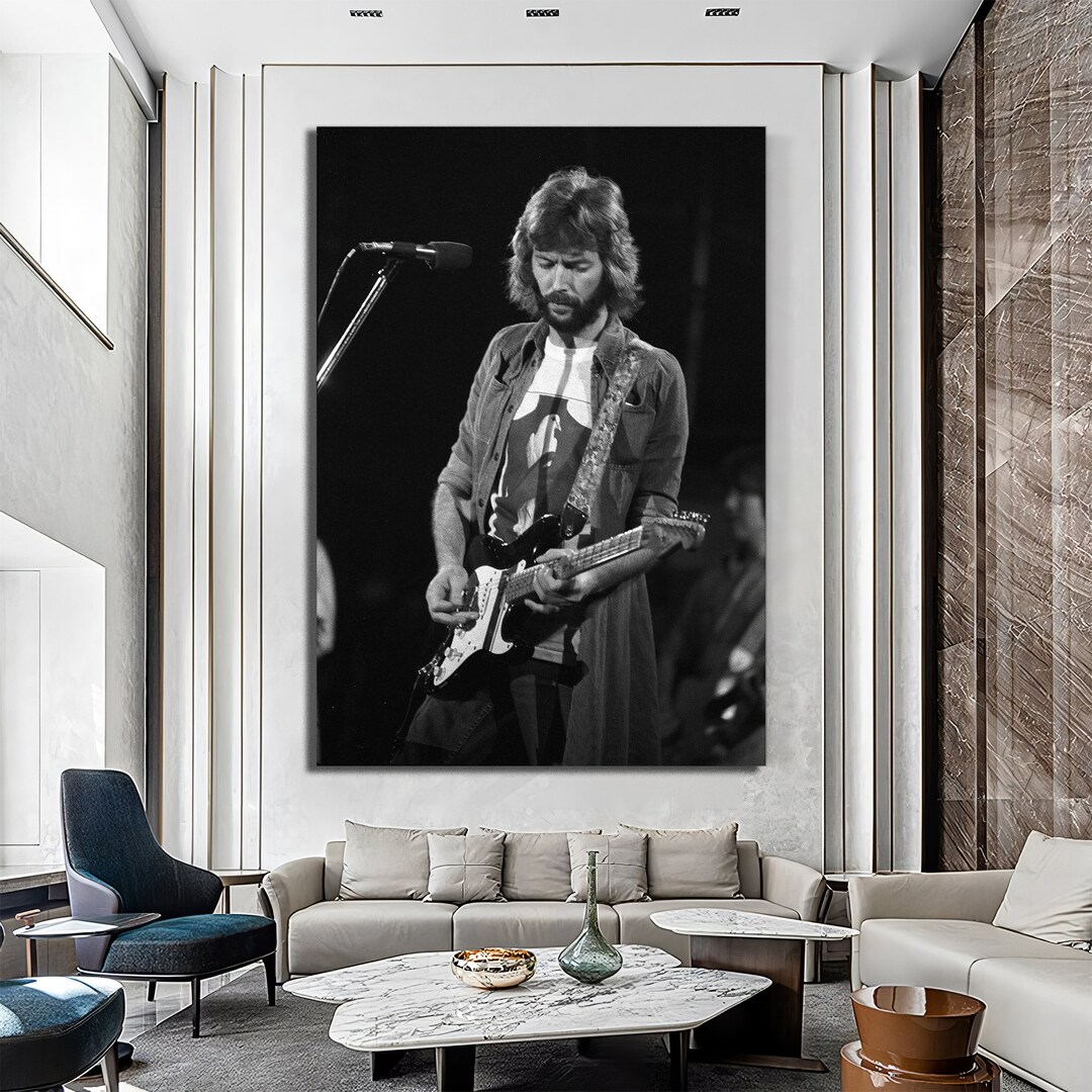 Rockstar Eric Clapton Premium Canvas Print Musician Wall Art - Etsy
