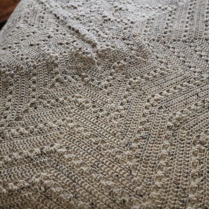 NEW Buff Crochet Star Afghan - 7 Points - Interesting/cool Pattern - Etsy