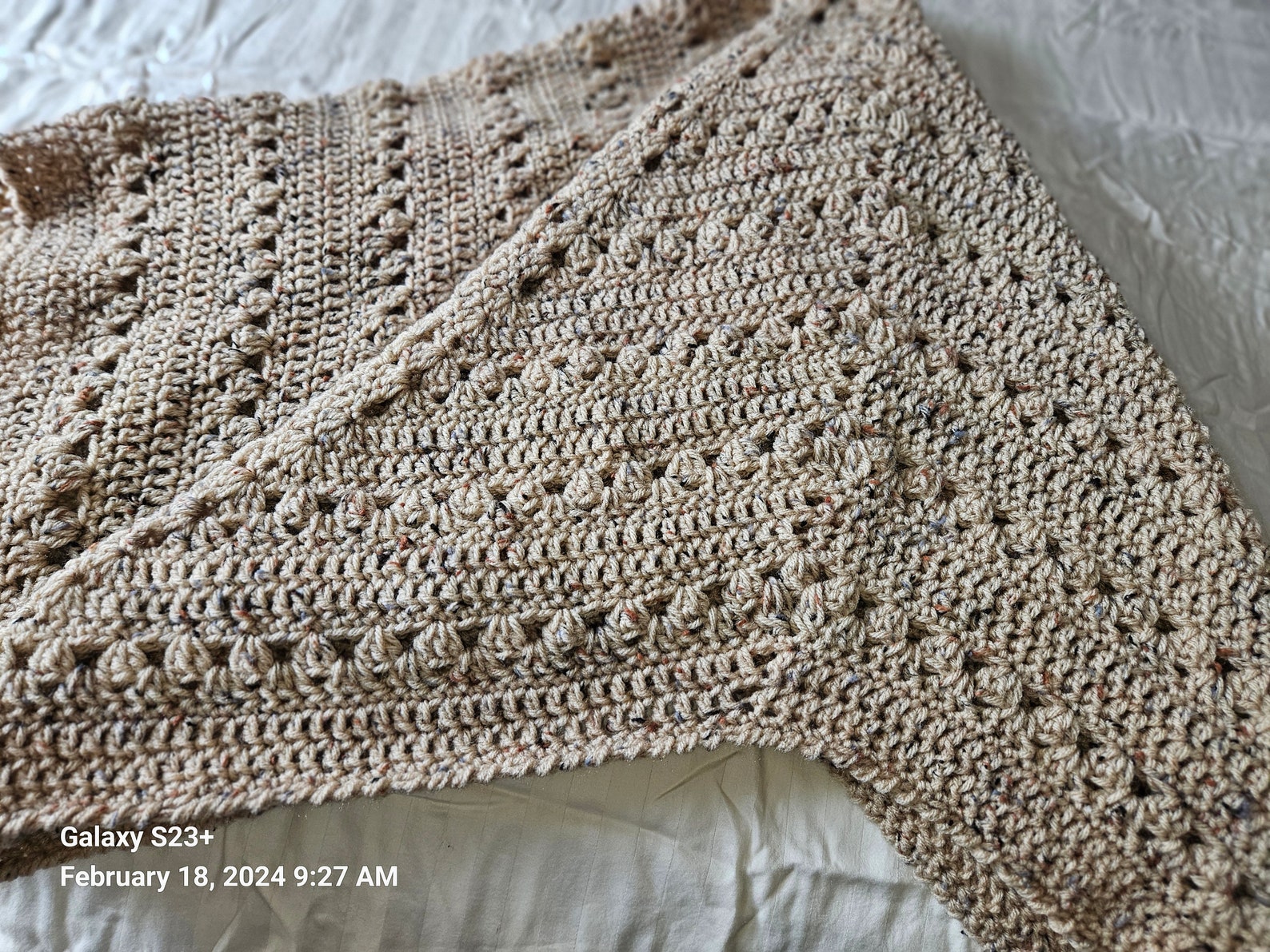 NEW Buff Crochet Star Afghan - 7 Points - Interesting/cool Pattern - Etsy