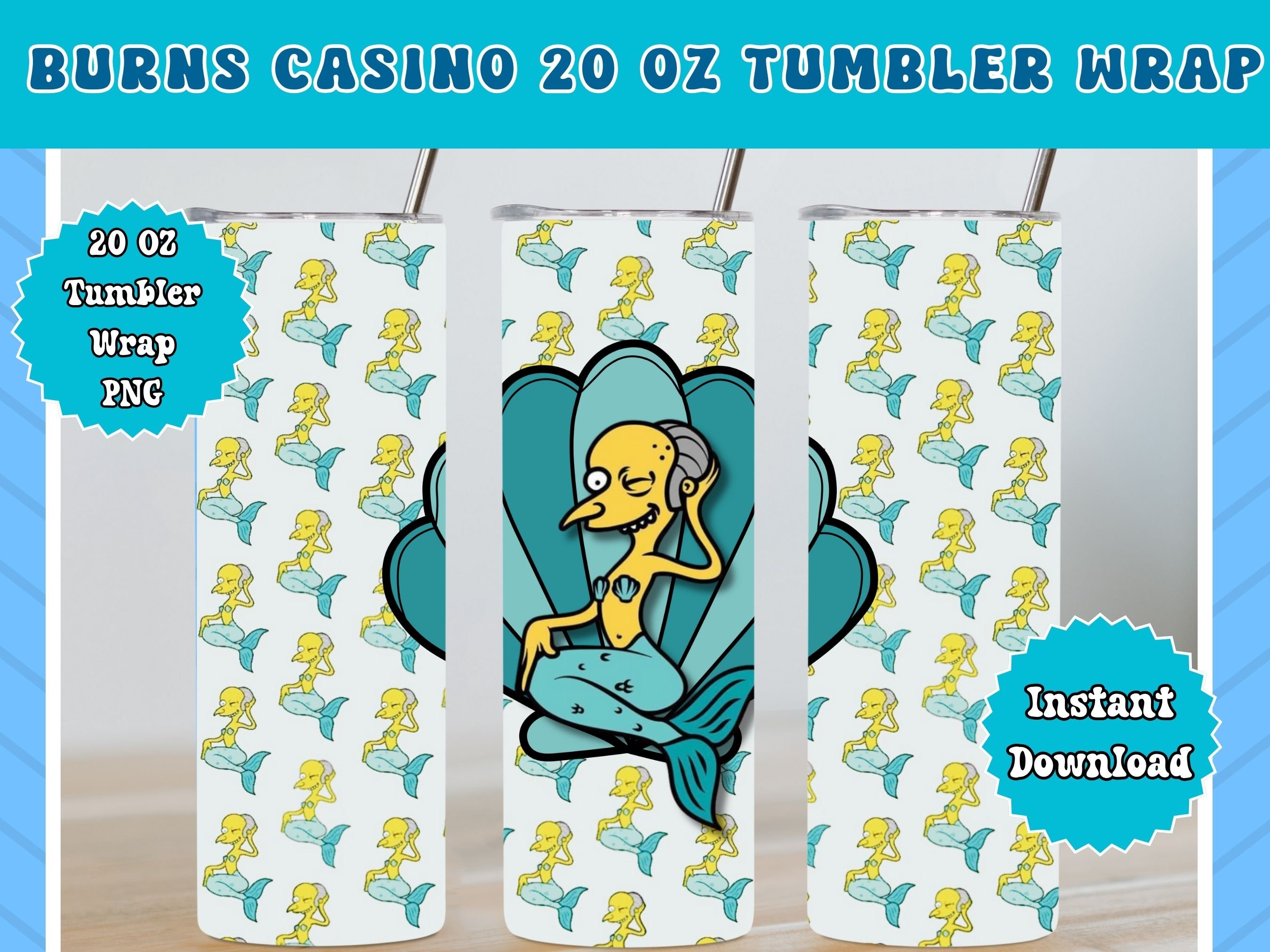 90s Cartoon Simpsons Inspired 20 Oz Straight Tumbler Design Sublimation ...