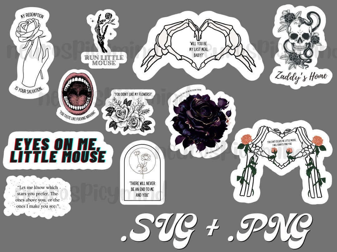 Haunting Adeline Svg Png, Hunting Adeline, Zade Meadows Stickers ...