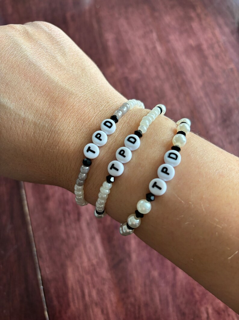 Taylor Swift Tortured Poets Department TPD Bracelets TS 11 New Album - Etsy