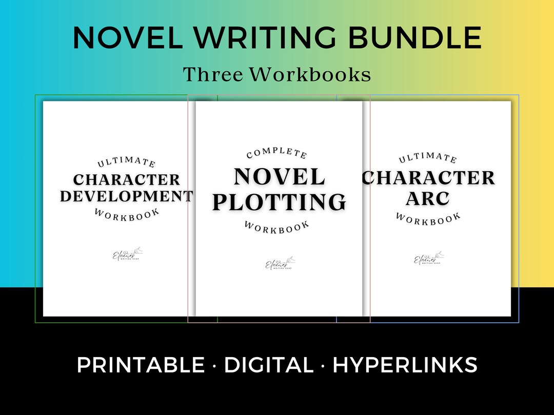 Novel Planning Workbook Novel Writing Template Character Profile ...