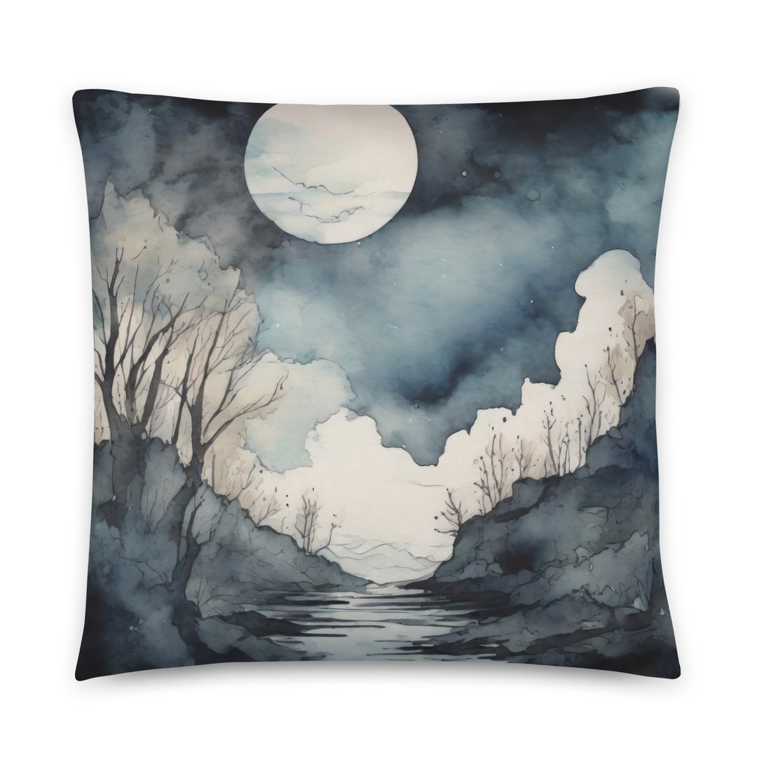 Melancholic Waters Pillow: Beautiful Sad Scenery, Peace in Quiet ...