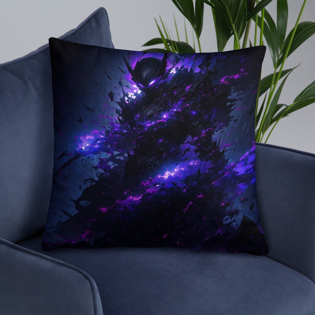 Nebula Knight's Watch: A Male Figure Stands, Armored in Interstellar ...