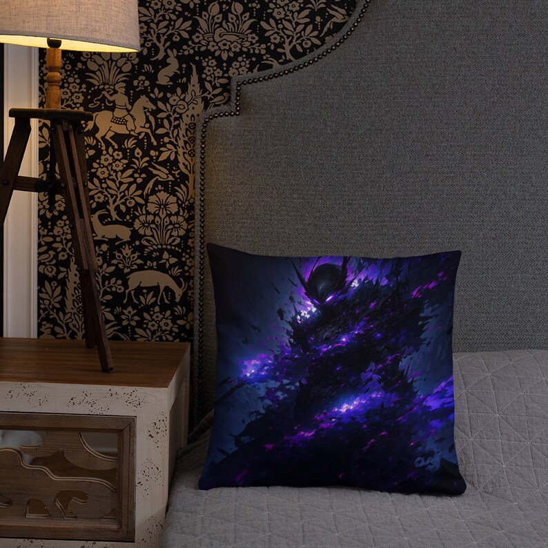 Nebula Knight's Watch: A Male Figure Stands, Armored in Interstellar ...