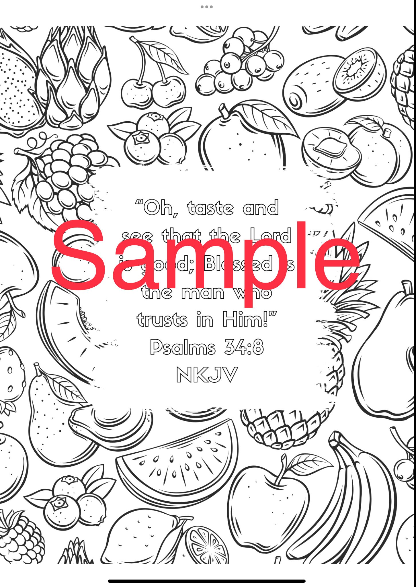 Bible Memory Verse Coloring Page - Etsy