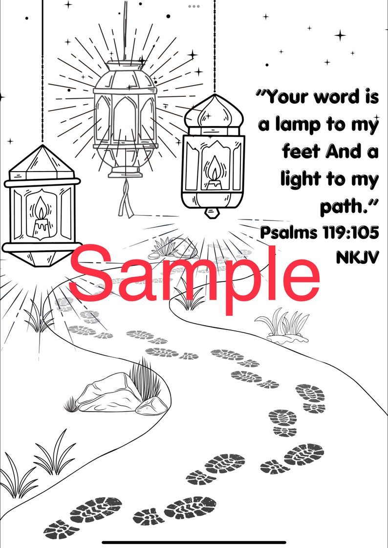 Bible Verse Memory Coloring Page Digital - Etsy UK