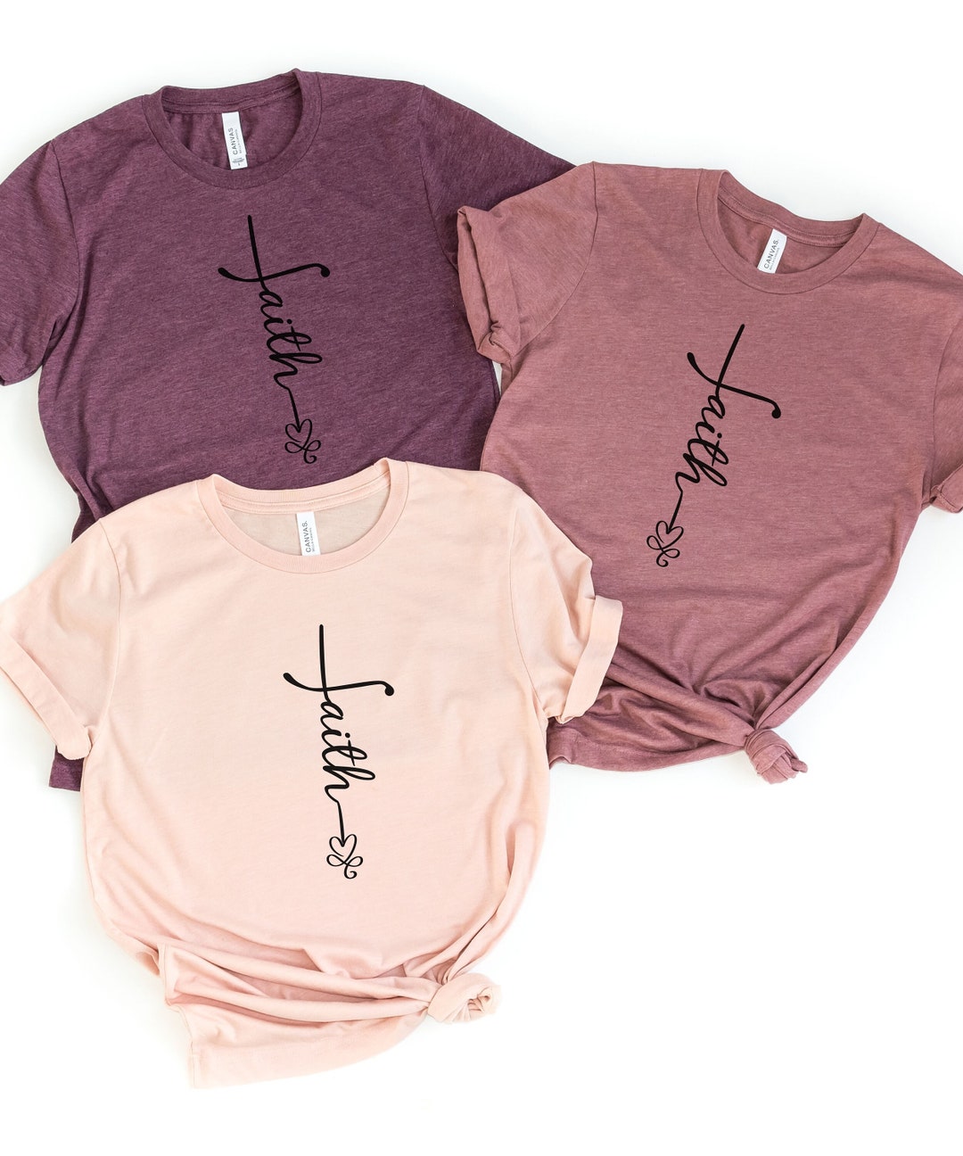 Faith Vertical Cross T-shirt, Cross Lover Shirt, Cross Tee, Gift for ...