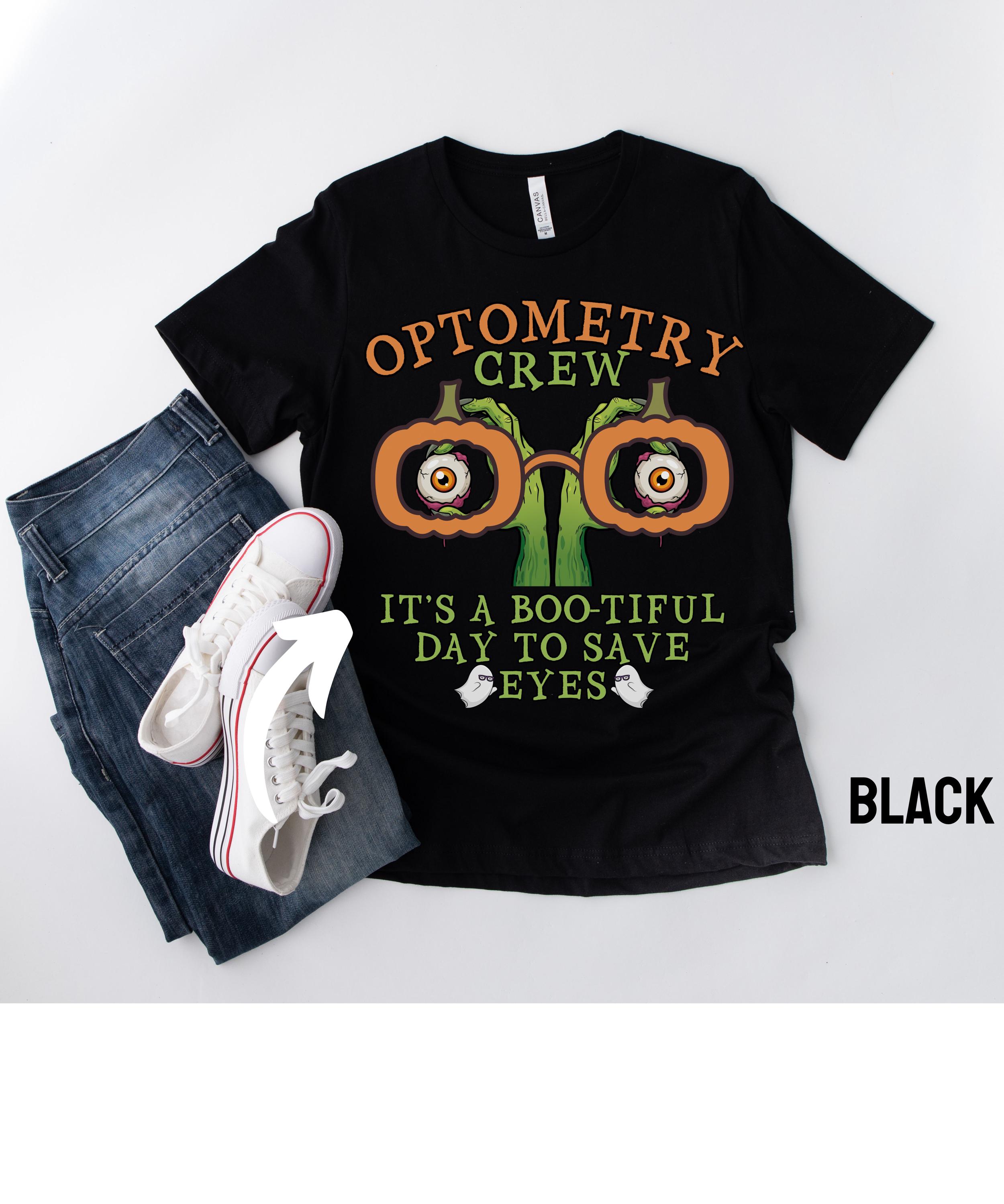 Halloween Optometry Crew Matching T-shirt, Optical Shirt, Pumpkin Crew ...
