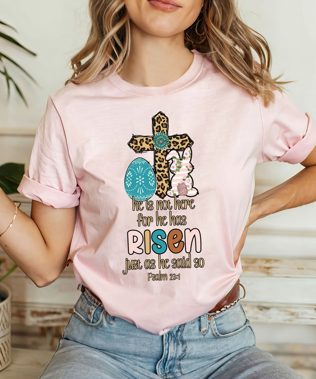 Easter Bunny T-shirts, Easter Cross Shirt, Easter Family Shirt, Happy ...