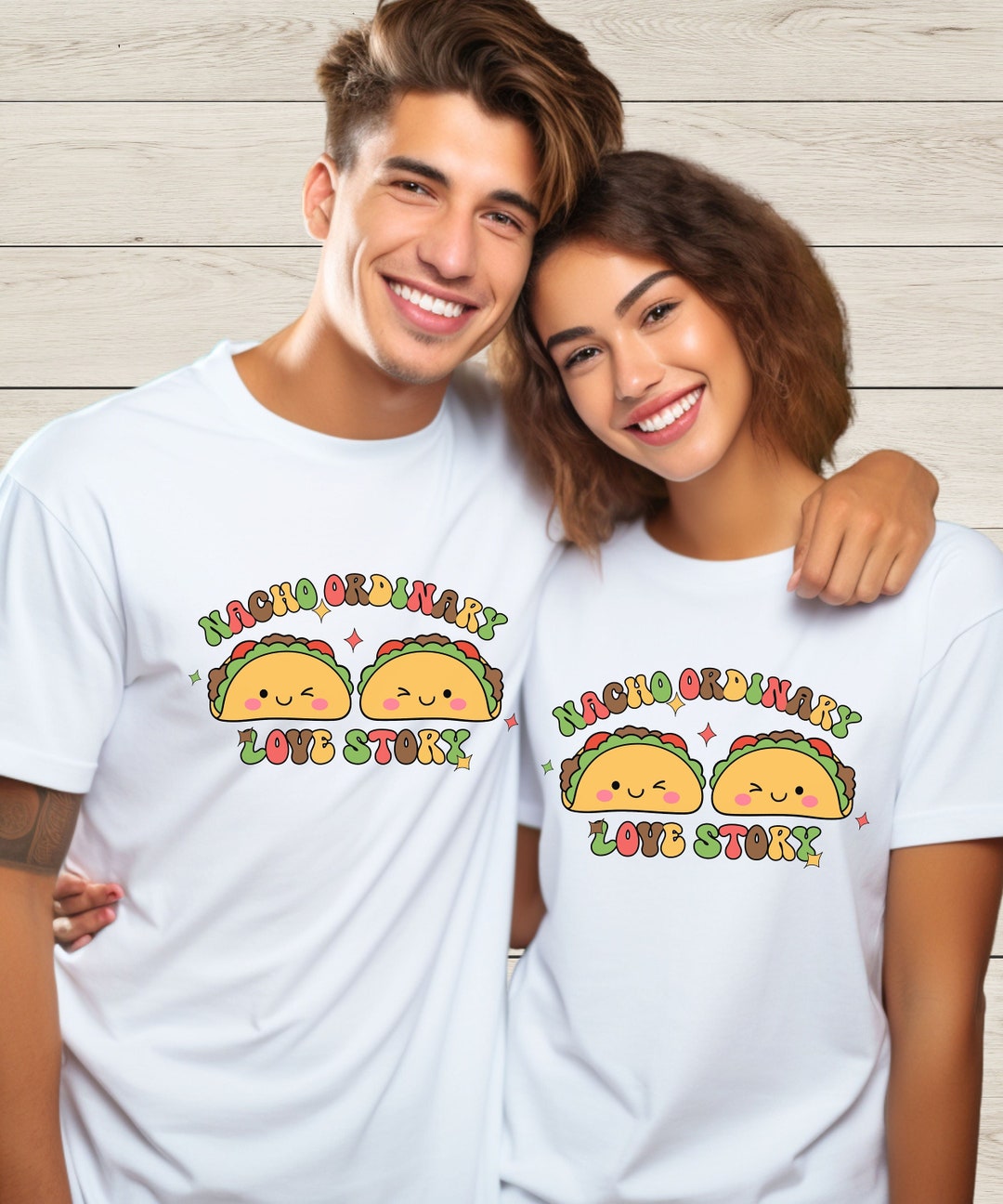 Nacho Ordinary Cinco De Mayo T-shirts, Matching Taco Couple Shirts ...