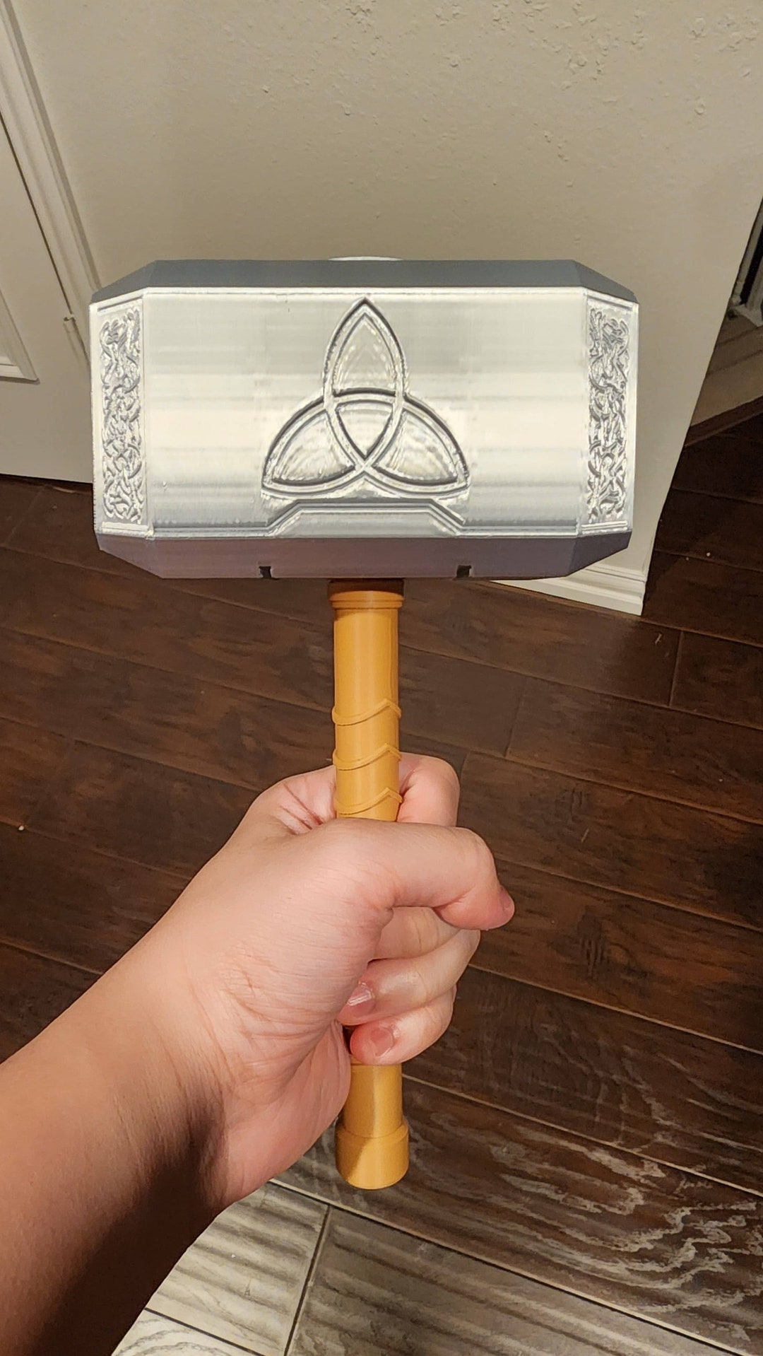 3D Printed Thor's Hammer Replica Handheld - Etsy