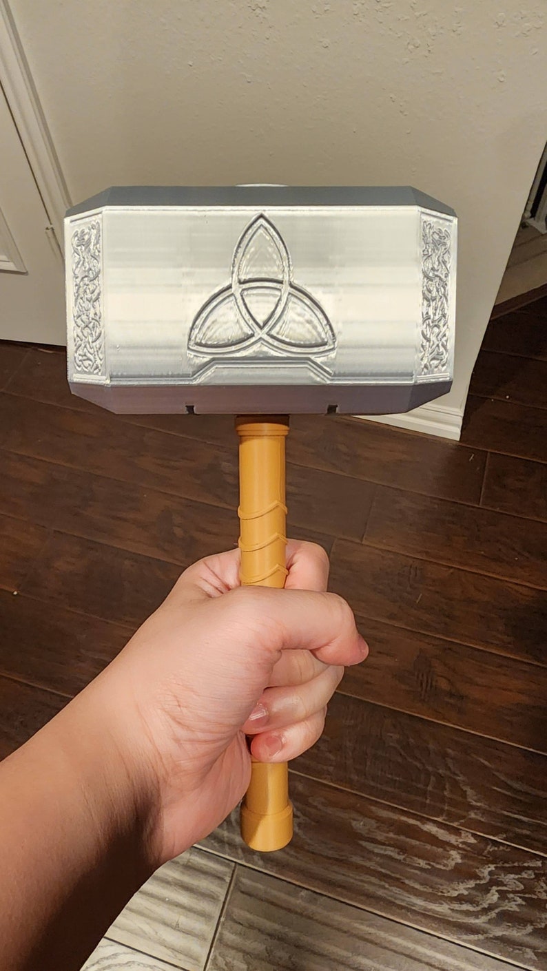 3D Printed Thor's Hammer Replica Handheld - Etsy