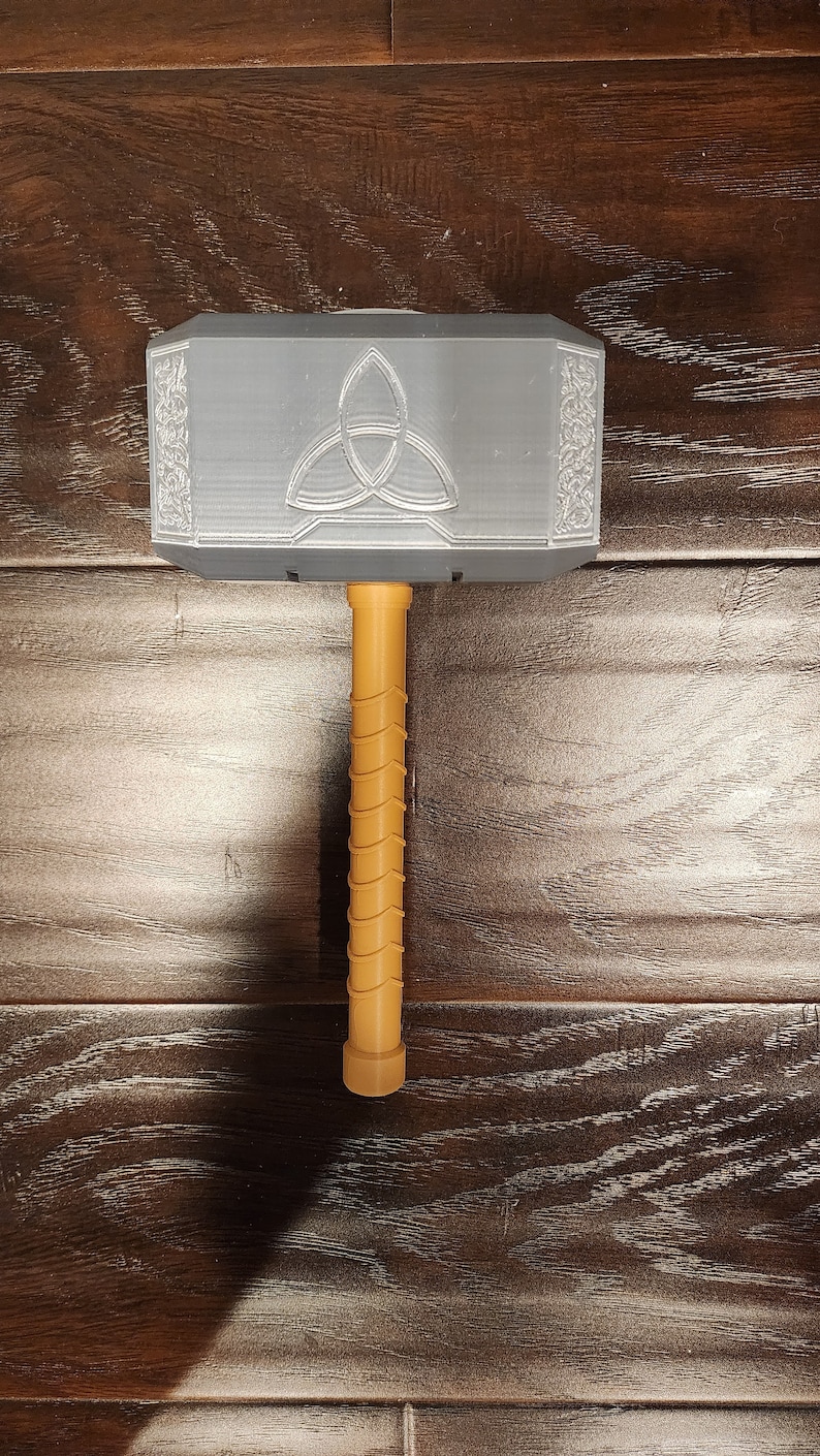 3D Printed Thor's Hammer Replica Handheld - Etsy