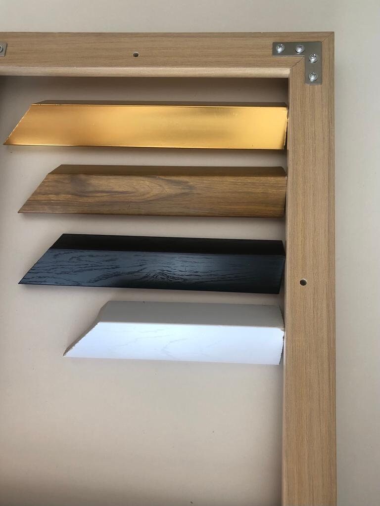 Custom Wooden Effect Floating Frame for Upto 7/10 or 1.8 Cm Thick ...