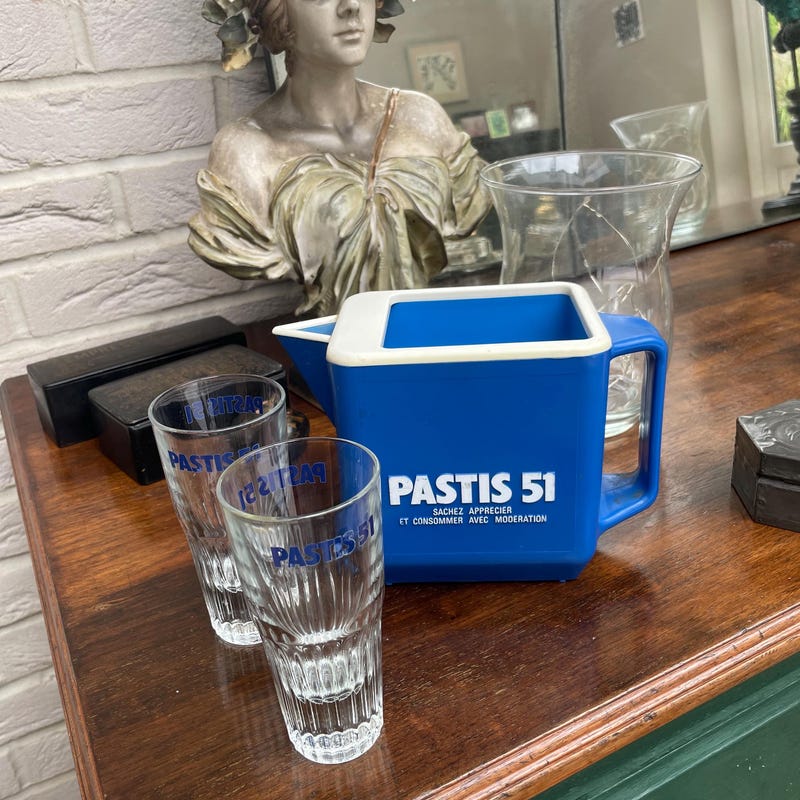 Ricard Jug and Glass Set - Etsy UK