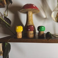 Cork Mushroom Ornament - Etsy