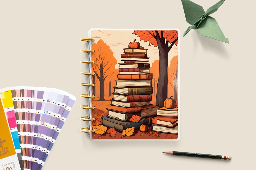 Fall Book Stack / Fall / Halloween / Reading / Books / Happy Planner ...