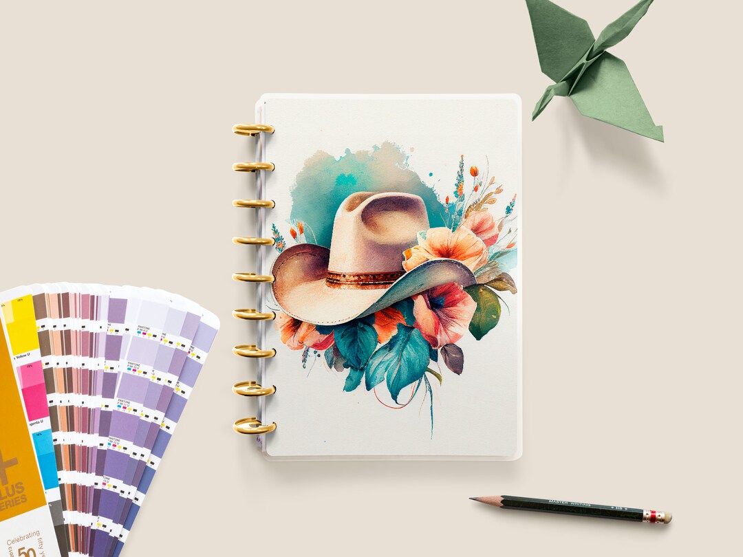 Western / Cowgirl / Happy Planner Cover / Customizable / Disc Bound ...