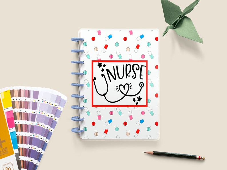 Nurse / Medical / Happy Planner Cover / Customizable / Disc Bound ...