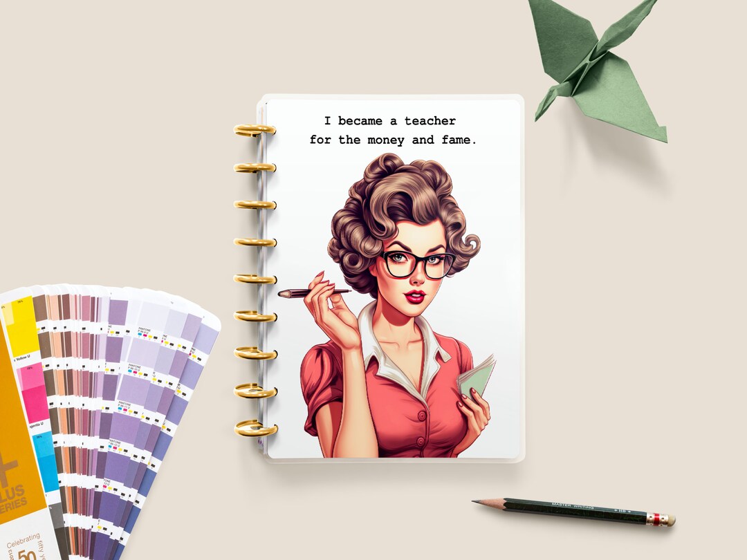 Teacher / Teacher Gift / Happy Planner Cover / Customizable / Disc ...