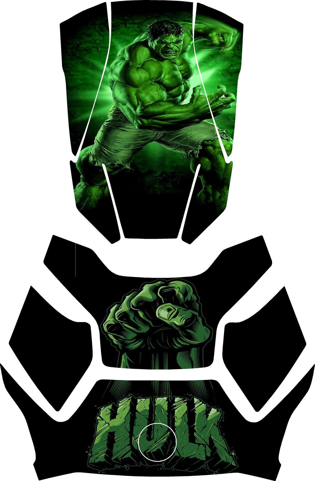 Laminated Ryker Incredible Hulk Front Nose Hood Deck and Frunk Combo - Etsy