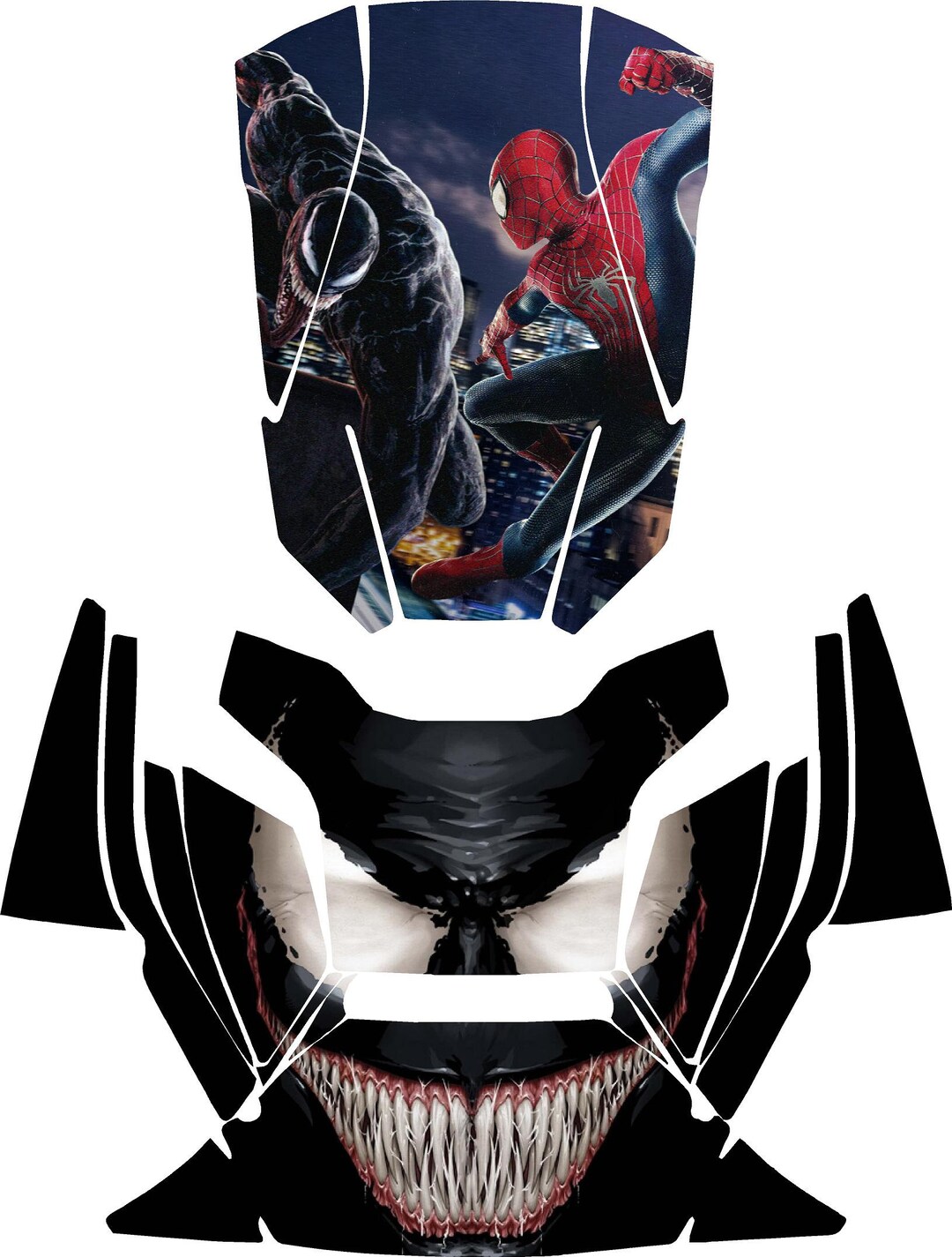 Laminated Canam Ryker Rally Spiderman Venom 003 Combo Marvel Comics DC ...