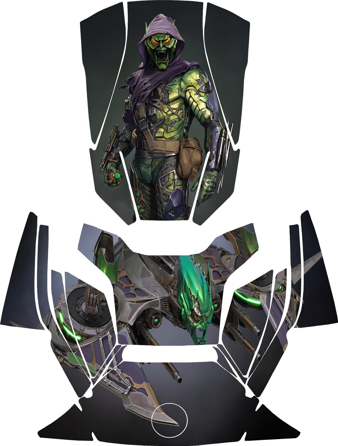 Laminated Canam Ryker Rally the Green Goblin Marvel Comics DC Comics - Etsy