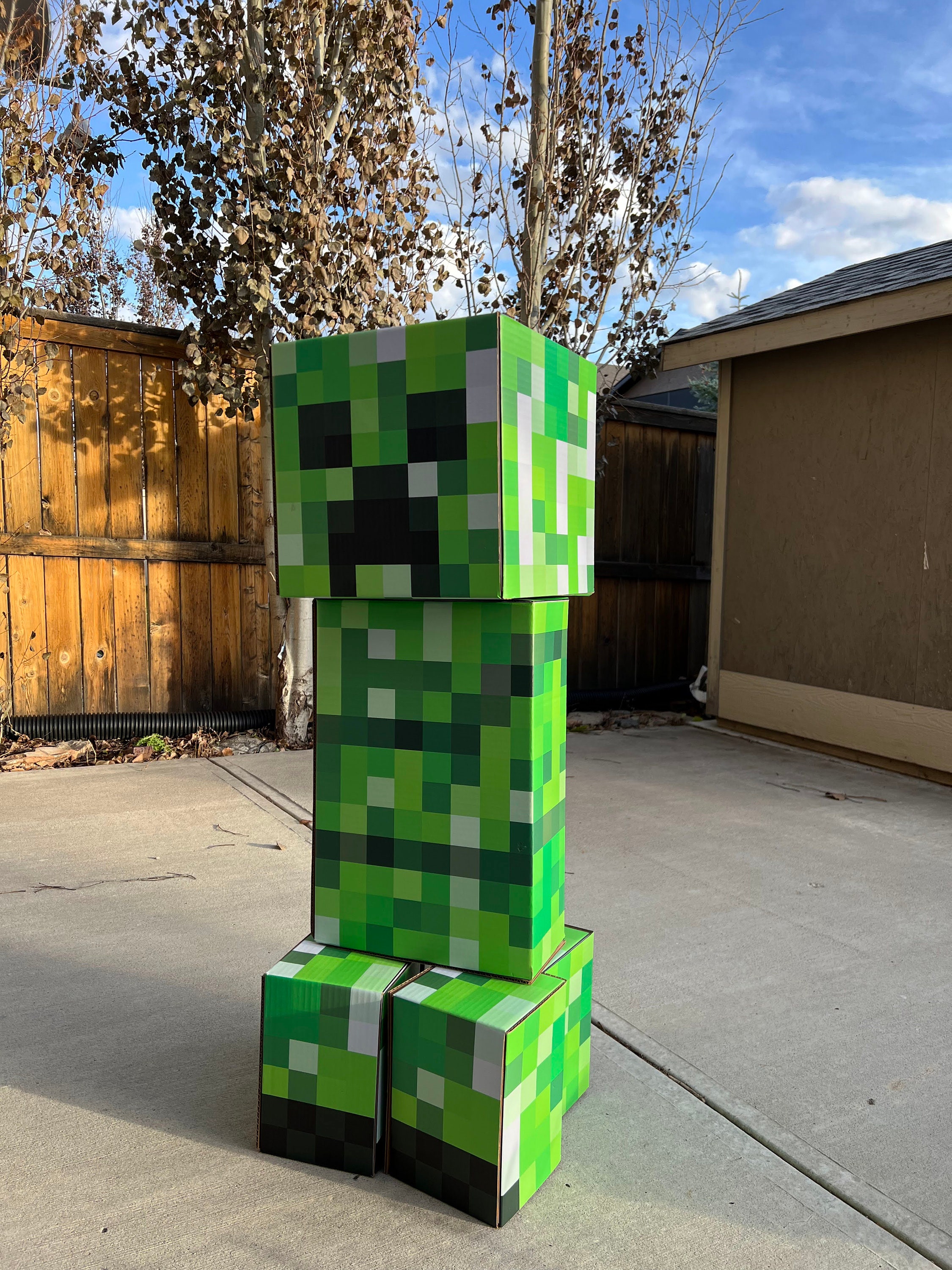 DIY: Life Size Minecraft Blocks and Creatures - Etsy