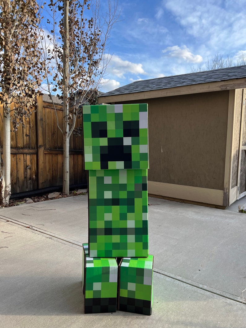 Life Size Minecraft Blocks and Creatures - Etsy