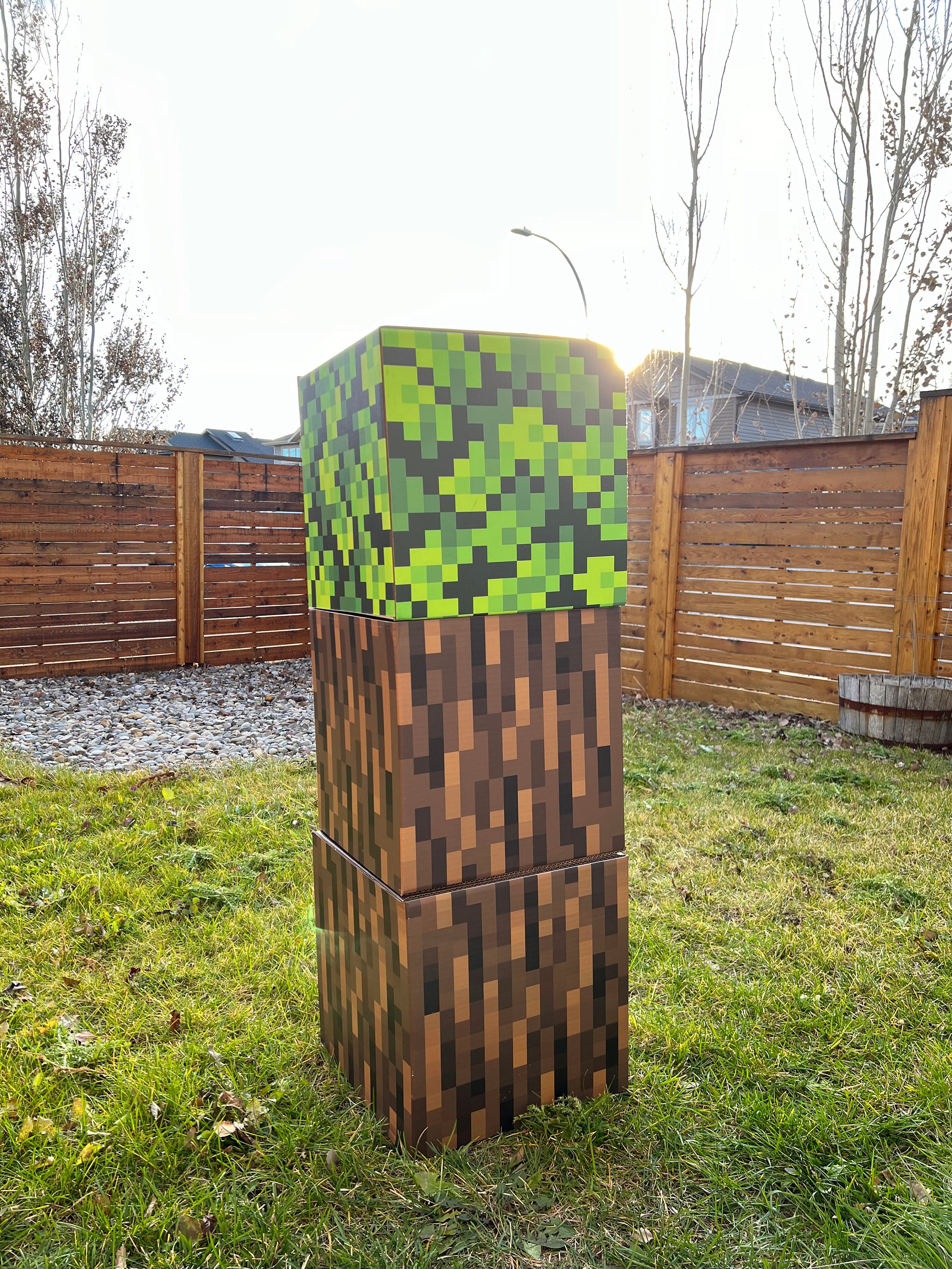 DIY: Life Size Minecraft Blocks and Creatures - Etsy